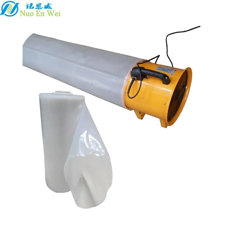 Plastic Film Air Duct Hole Perforated Flexible Hose Pe Film Air Duct ...