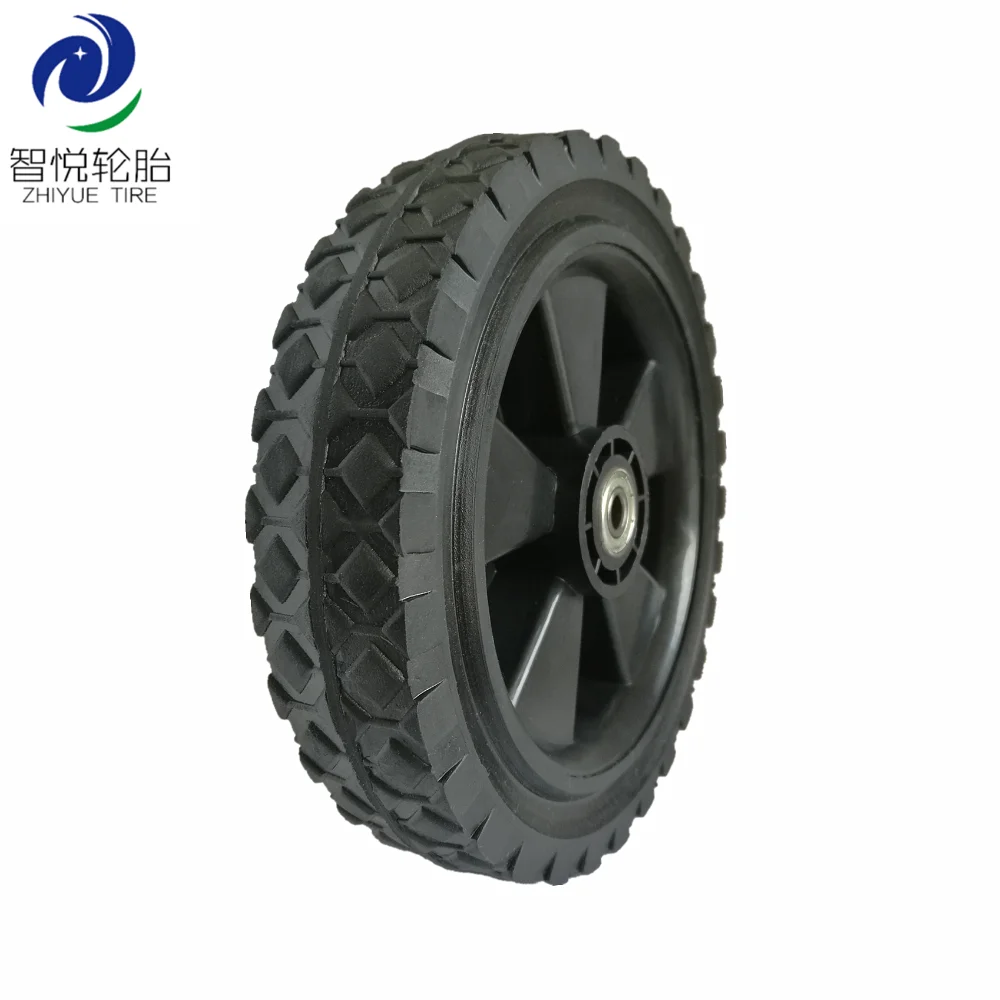 7 Inch Solid Rubber Wheel For Folding Cart,Air Compressor,Generator ...