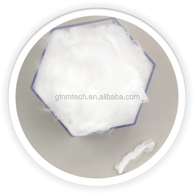 100% Polyamide 6 Nylon Staple Fiber 2.5dx51mm Raw White For Spinning Pa ...