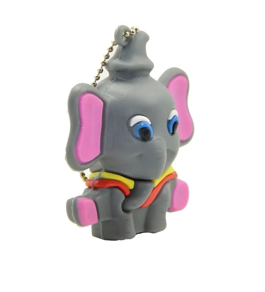 Cute Elephant Usb Flash Drive 64gb Pen Drive 32gb 16gb 8gb 4gb Cartoon ...