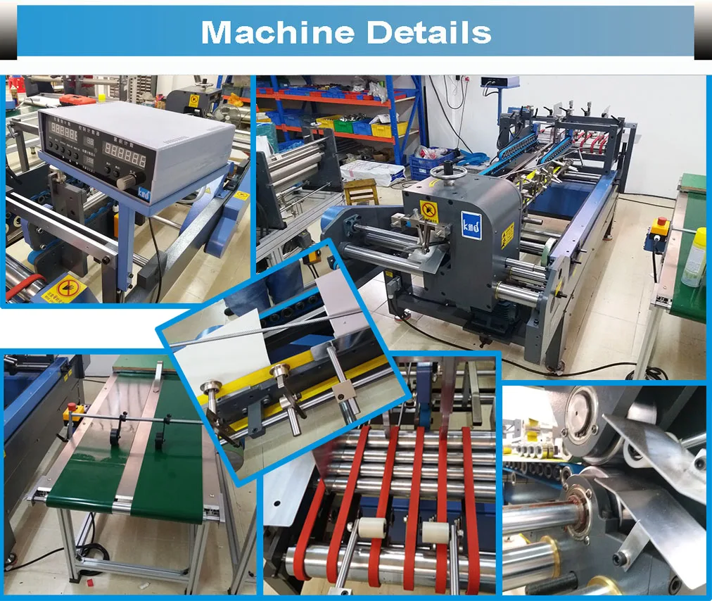 G0893 Kmd 600*600mm High Speed Paperboard Automatic Folding Machine ...