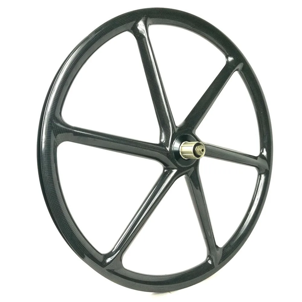 26er Mtb Carbon Wheels 30mm Width, 30mm Depth, 6 Spoke