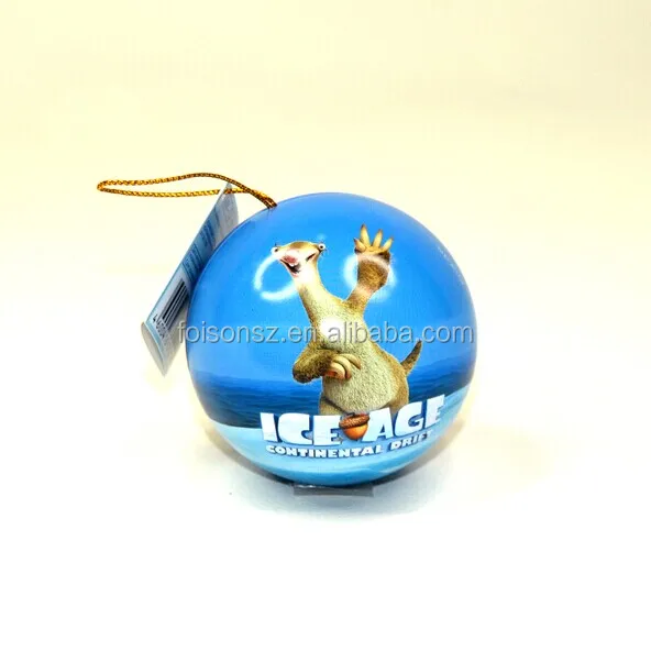 Custom Logo Tin Ball Round Boxes Chocolate 7cm Tin Box For Gift With ...