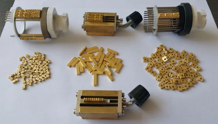 Metallic Numbers And Letters To Stamp On Date Coding Machine - Buy ...