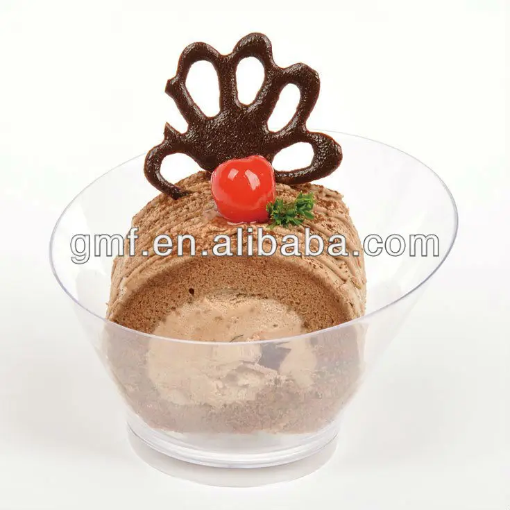 4oz Sphair PET Plastic Verrine Sample Bowls - Sustainable & Disposable