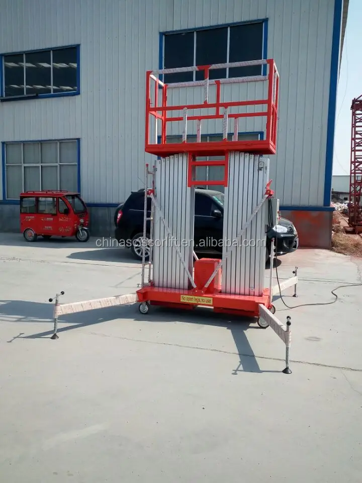 High Rise Window Cleaning Equipment Telescopic Hydraulic Man Lift - Buy ...