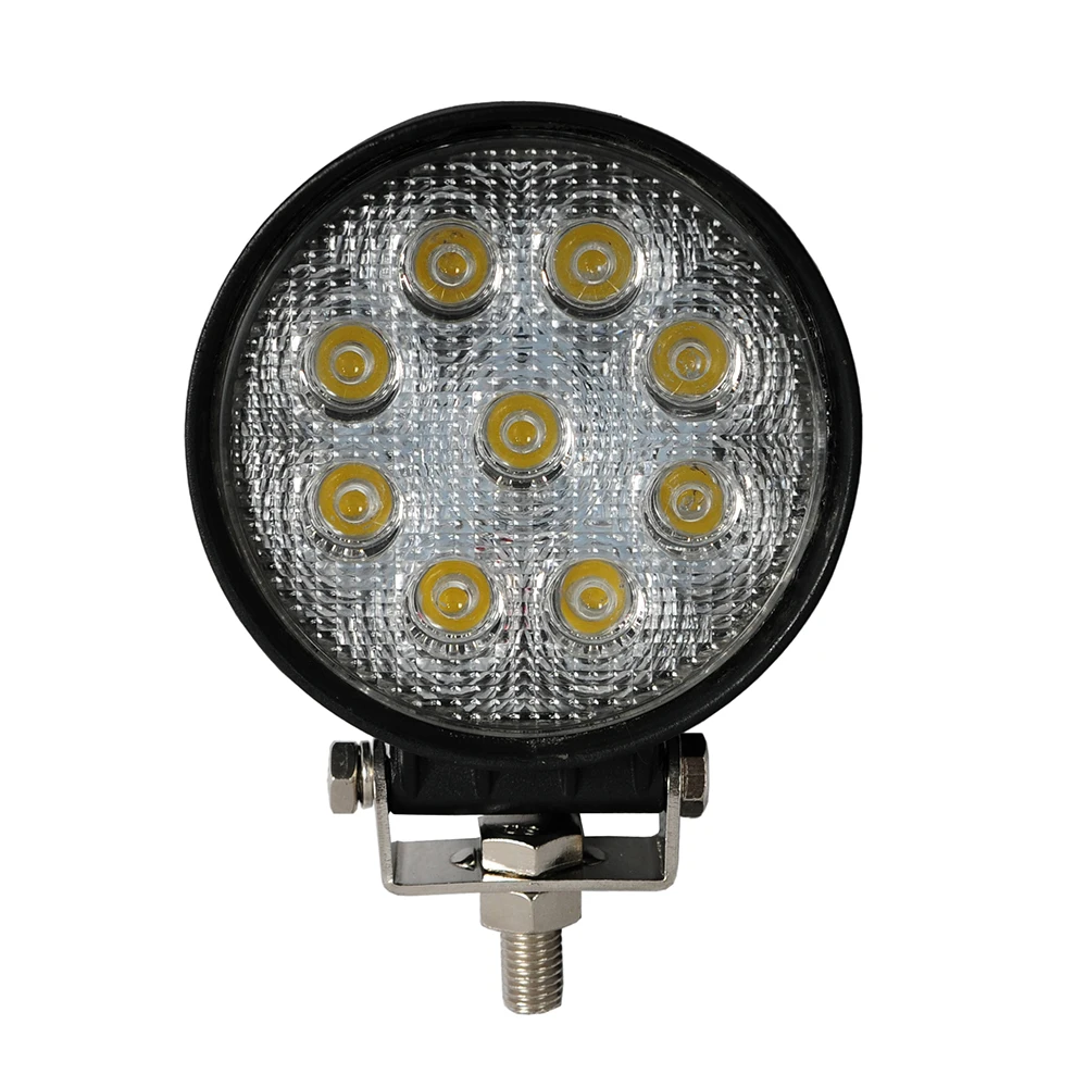 Round 4inch 27w 24 Volt Led Machine Work Light - Buy Led Mechanic Work ...