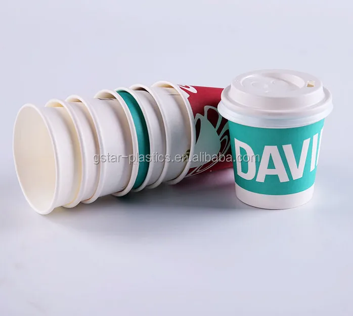 120ml Hot Tea Paper Cups Disposable Paper Tea Cups Single Wall 4oz ...