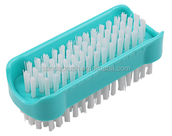 Double Sided Hand Nail Cleaning Brush Nail Dry Polish Tool For Finger ...