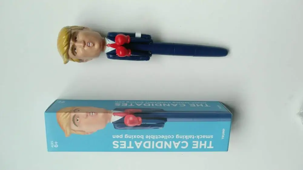 2019hot Sales Donald Trump Talk Pen Stress Relief Toy Gift Doing Boxing ...