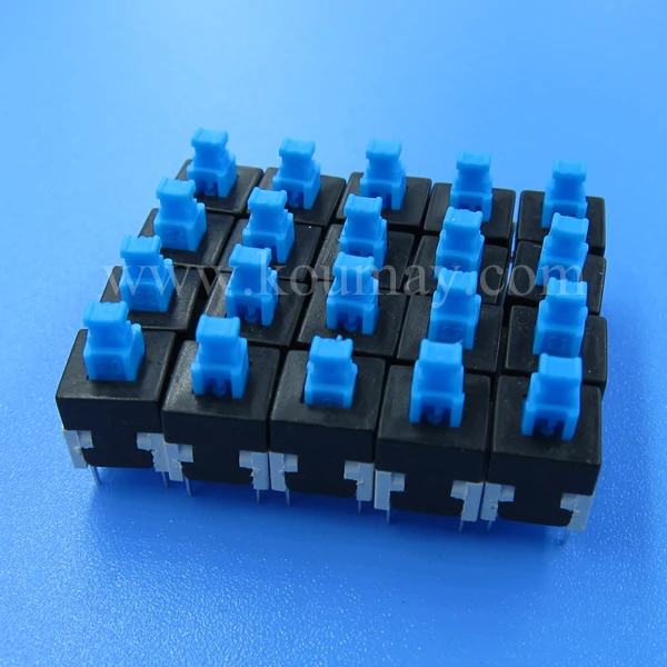 8mm 6 Pin 2p2t Push Button Switch Pb-22e80 - Buy 6 Pin 2p2t Push Button ...