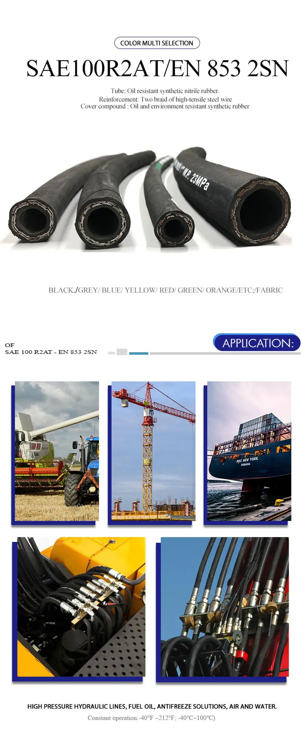 High Pressure Hydraulic Hose,Storage Rack For Hydraulic Hose - Buy ...