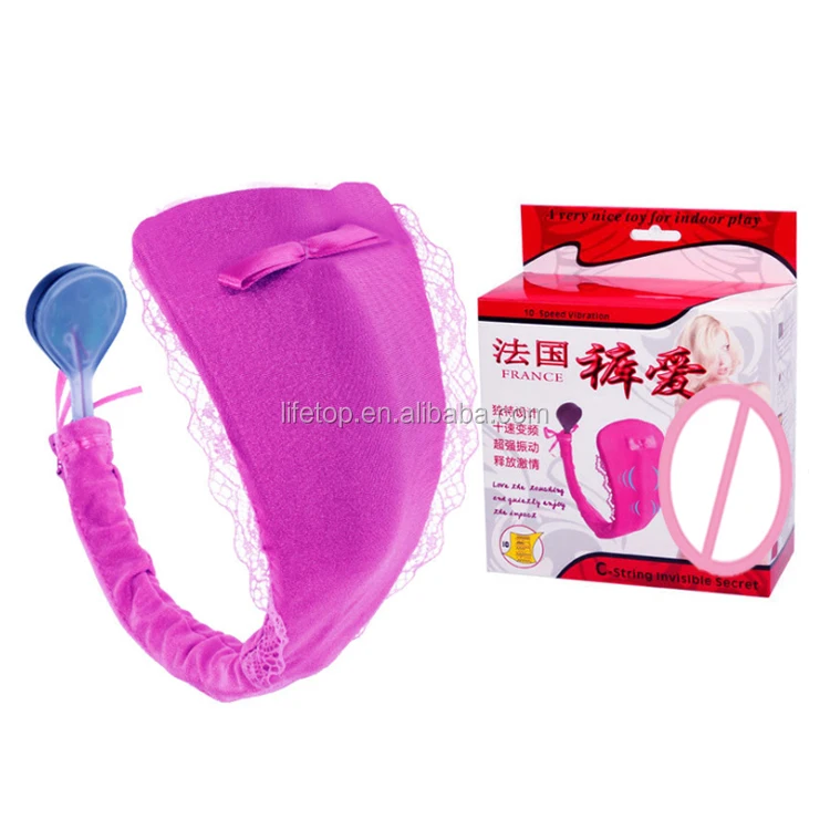 10 Speed Vibrating Panties C-string Invisible Underwear Wearable Masturbation Toy - Buy ...