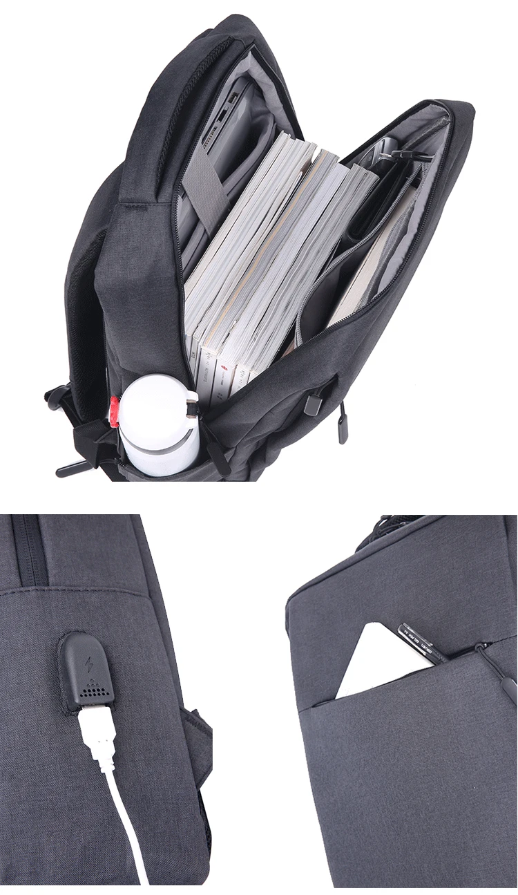 Smart Anti Theft Thief Water Proof Mochila Kids Usb Charging Rucksack ...