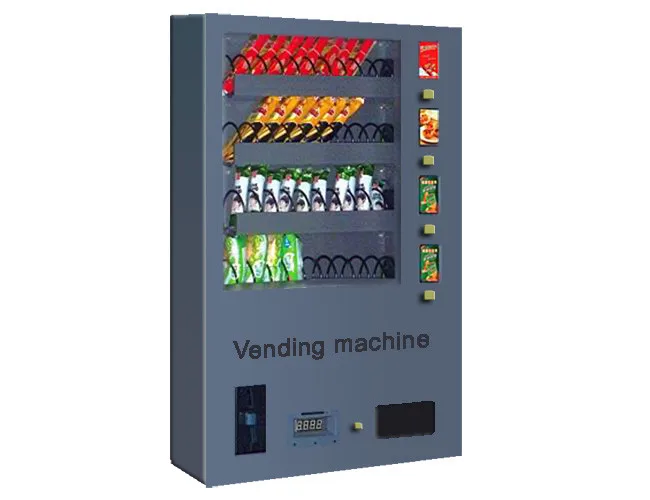 4 Lays Snack Vending Mini Machine Oem Manufactory Lcd Optional Tcp/ip ...