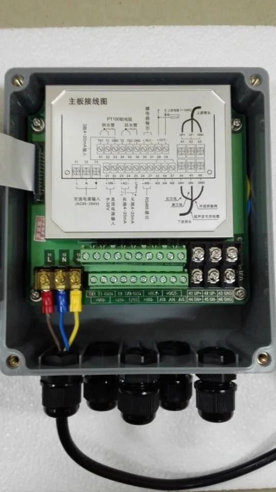 Rs485 Modbus 4~20ma Pulse Oct Relay Output Digital Display Abs Body Ip67 Ultrasonic Water Flow ...
