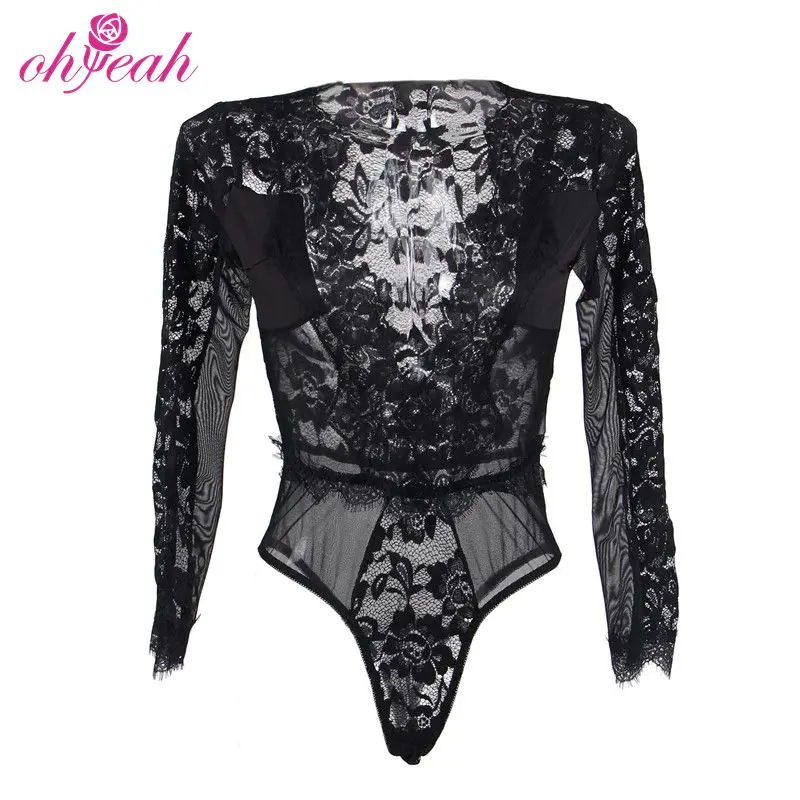 Dropship In Stock Women Sexy Transparent Bodysuit - Buy Women Bodysuit ...