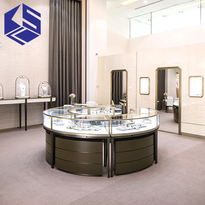 Luxury Diamond Jewellery Store Interior Layout Design