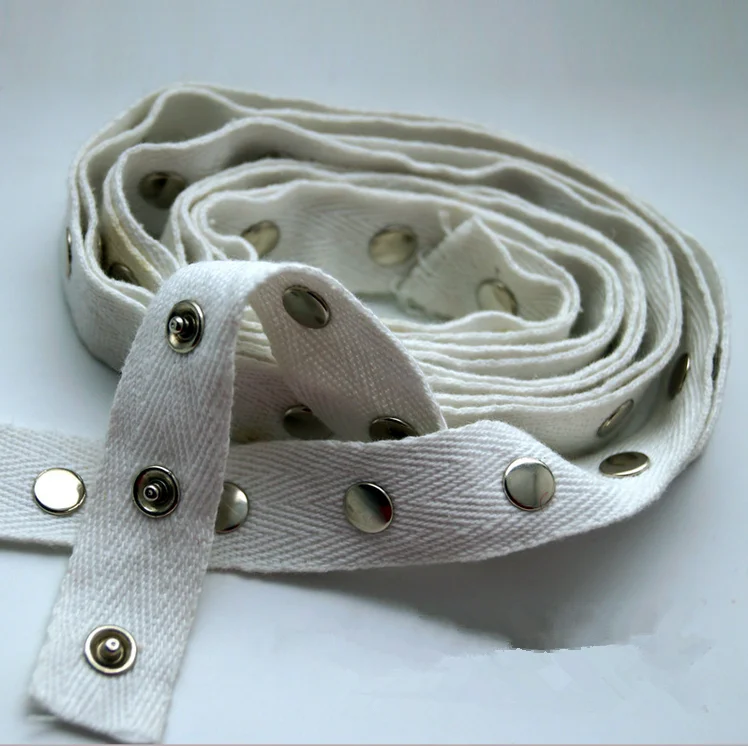 Redyeable 100% Cotton Metal Snap Buttons On Tapes - Buy Cotton Twill ...