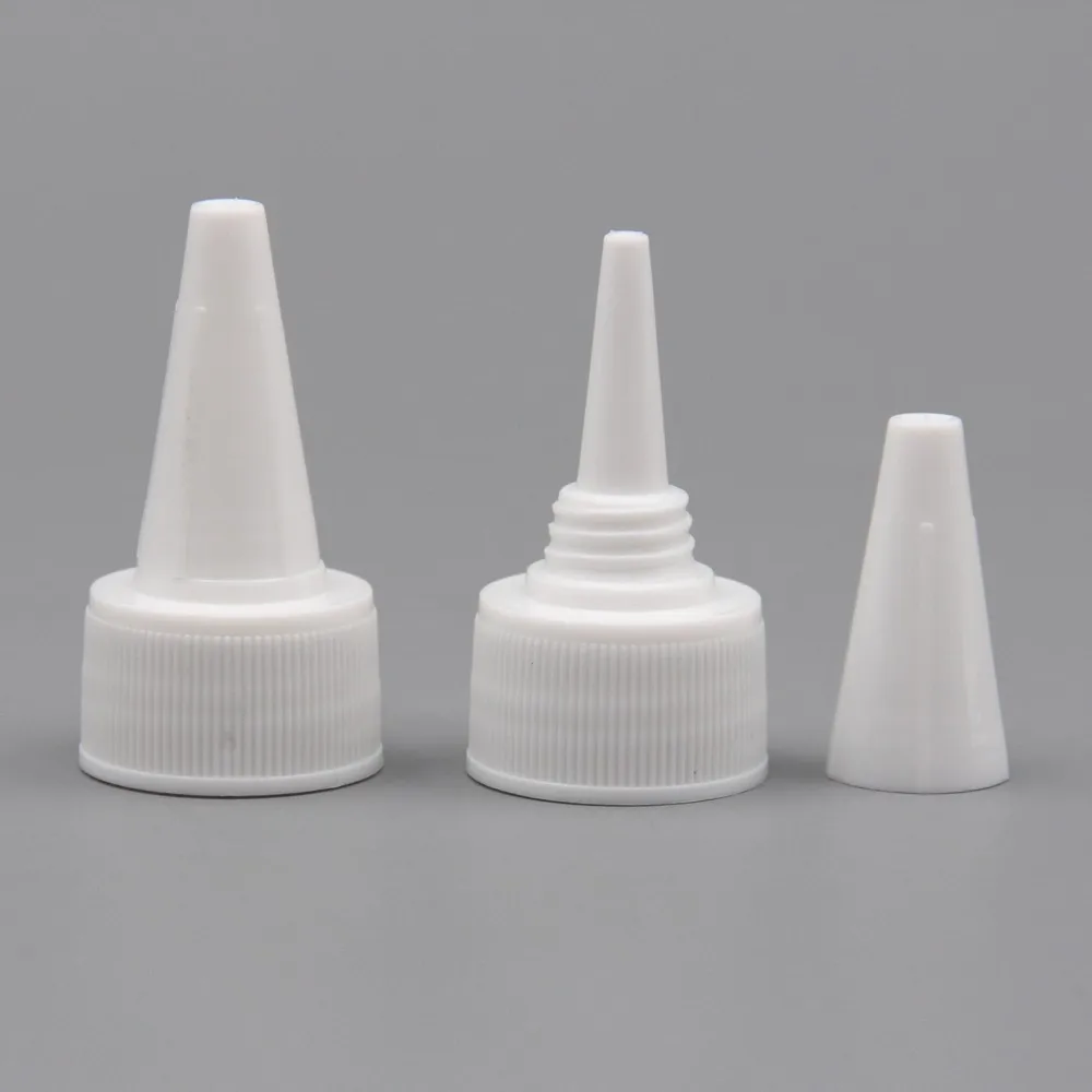 24 410 Plastic Twist Screw Top Pointed Mouth Cap - Non Spill