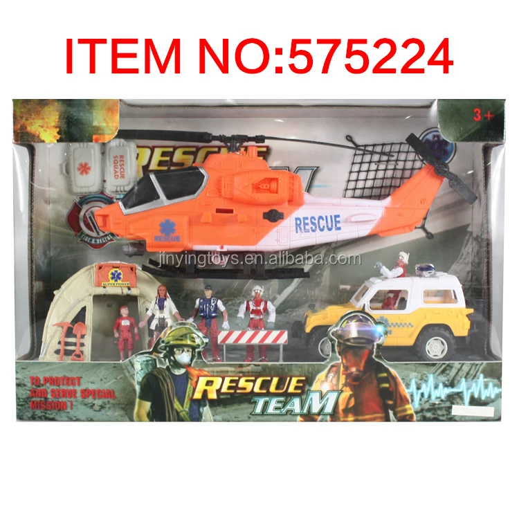 Pretend Toy Plastic Rescue Toys Team Set - Buy Rescue Toys Team Set ...