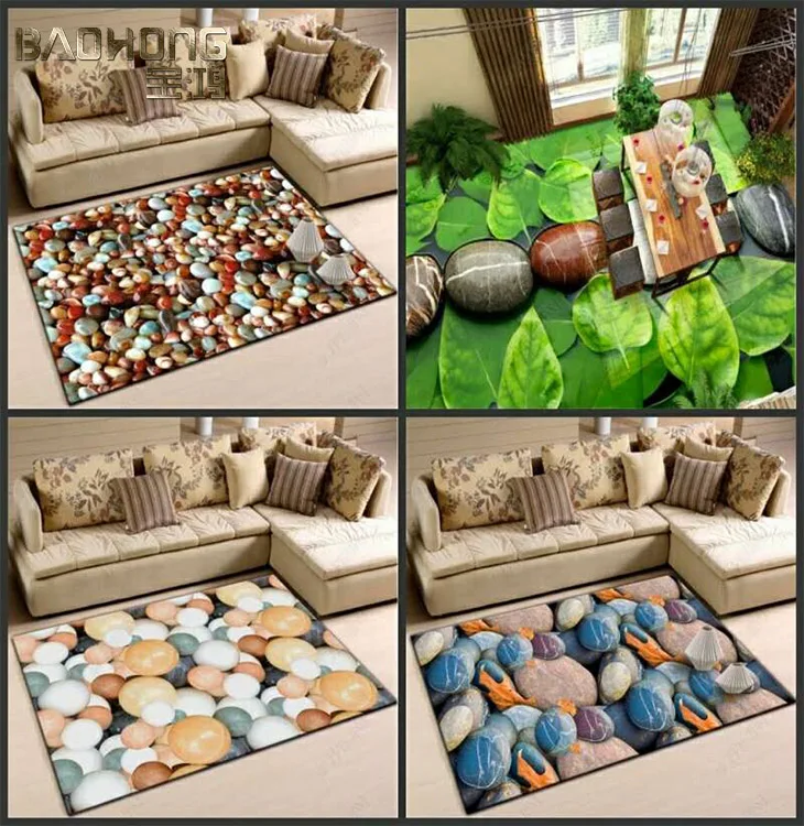 3d Effect Extra Soft Printed Floor Carpet Machine Made For Room - Buy ...