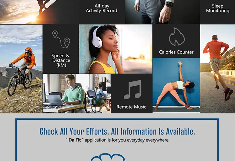 NEW VIBE 3 PRO 1.3 Inch Full Round Touch Screen IP67 Heart Rate Monitor ...