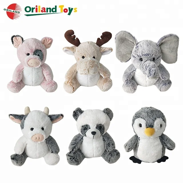 Baby Play Soft Fluffy Cute Christmas Moose Stuffed And Plush Moose Toys ...