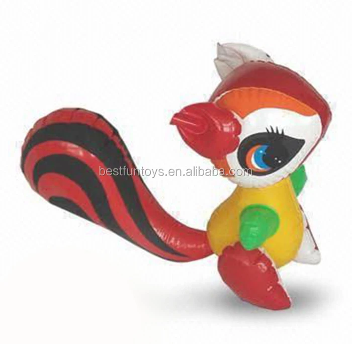 Giant Pvc Inflatable Squirrel Plastic Fake Squirrel Toys Small Blow Up ...