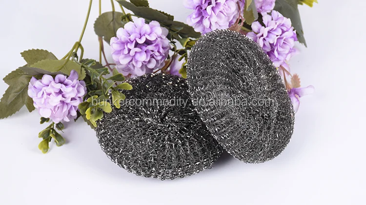 Stainless Steel Mesh Washing Scrubbers Clean Ball Scourer - Buy Mesh ...