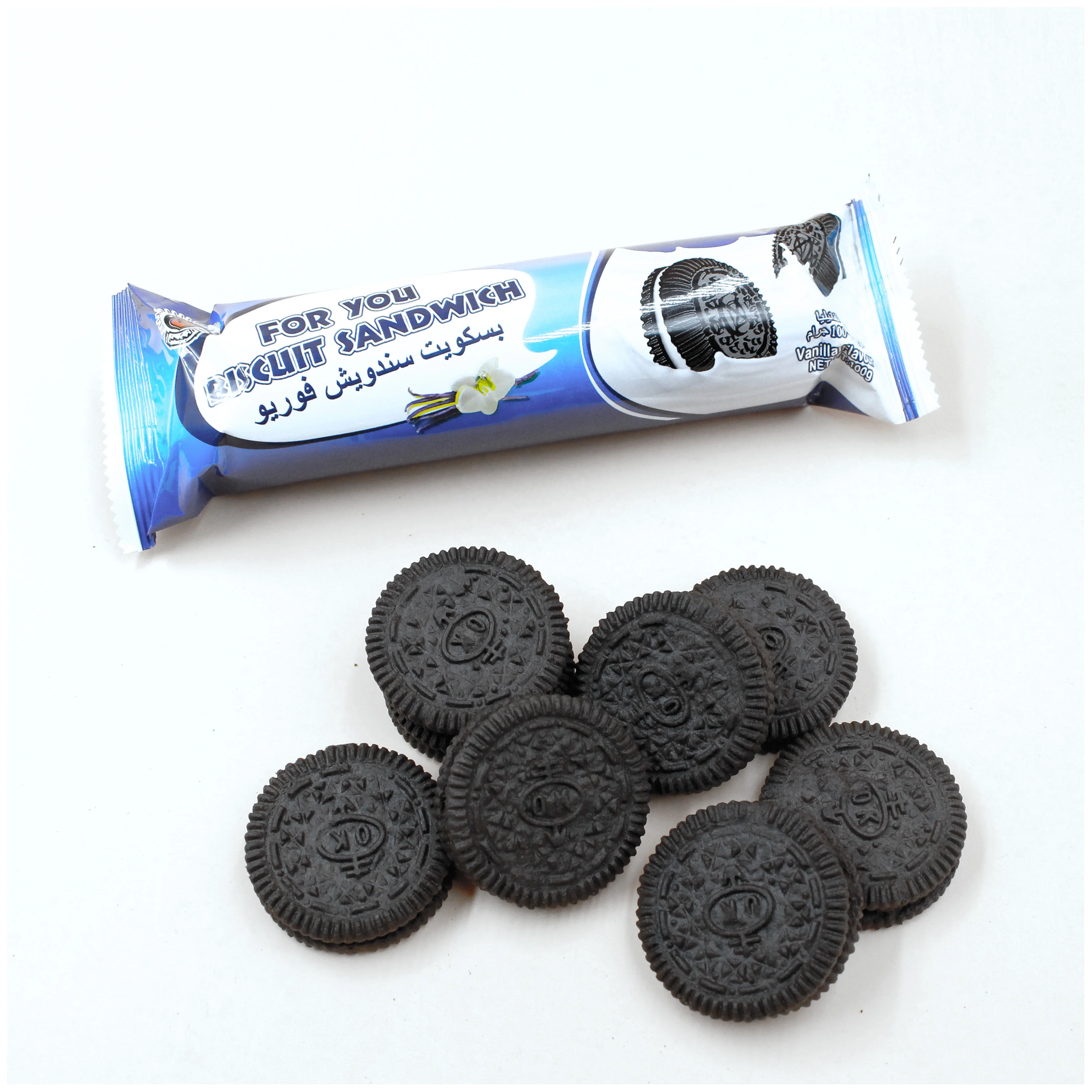 100g Cookies Chocolate Sandwich Biscuit - Crispy & Sweet
