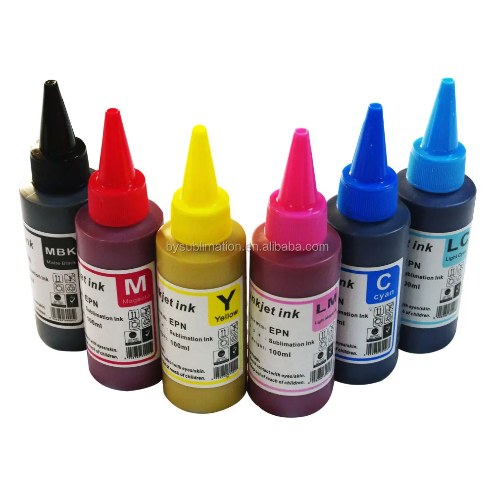 Sublimation Ink With Cmyk/cmyk,Lc,Clm Color For Inkjet Printer - Buy ...