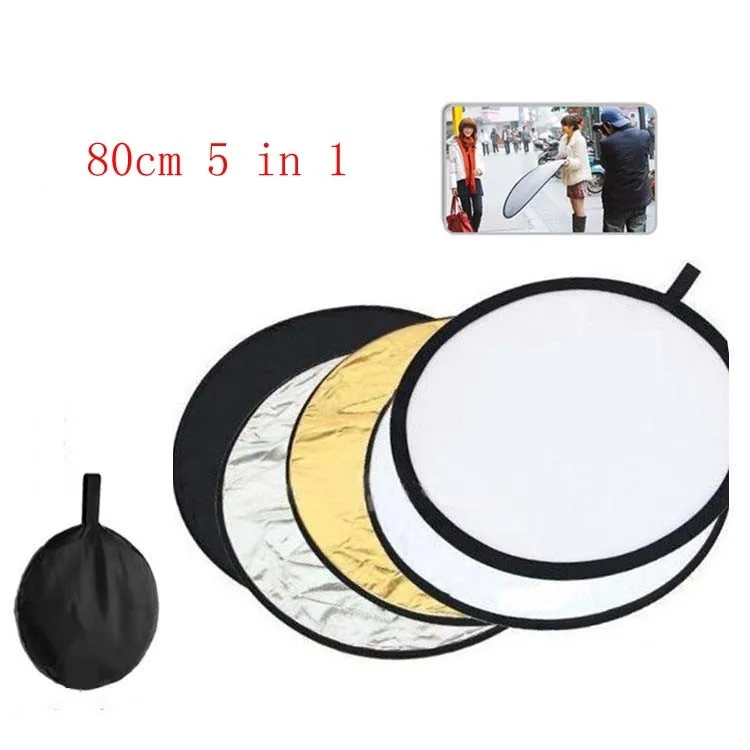 110cm 5 In 1 Round Photo Studio Camera Accessories Camera Reflector ...