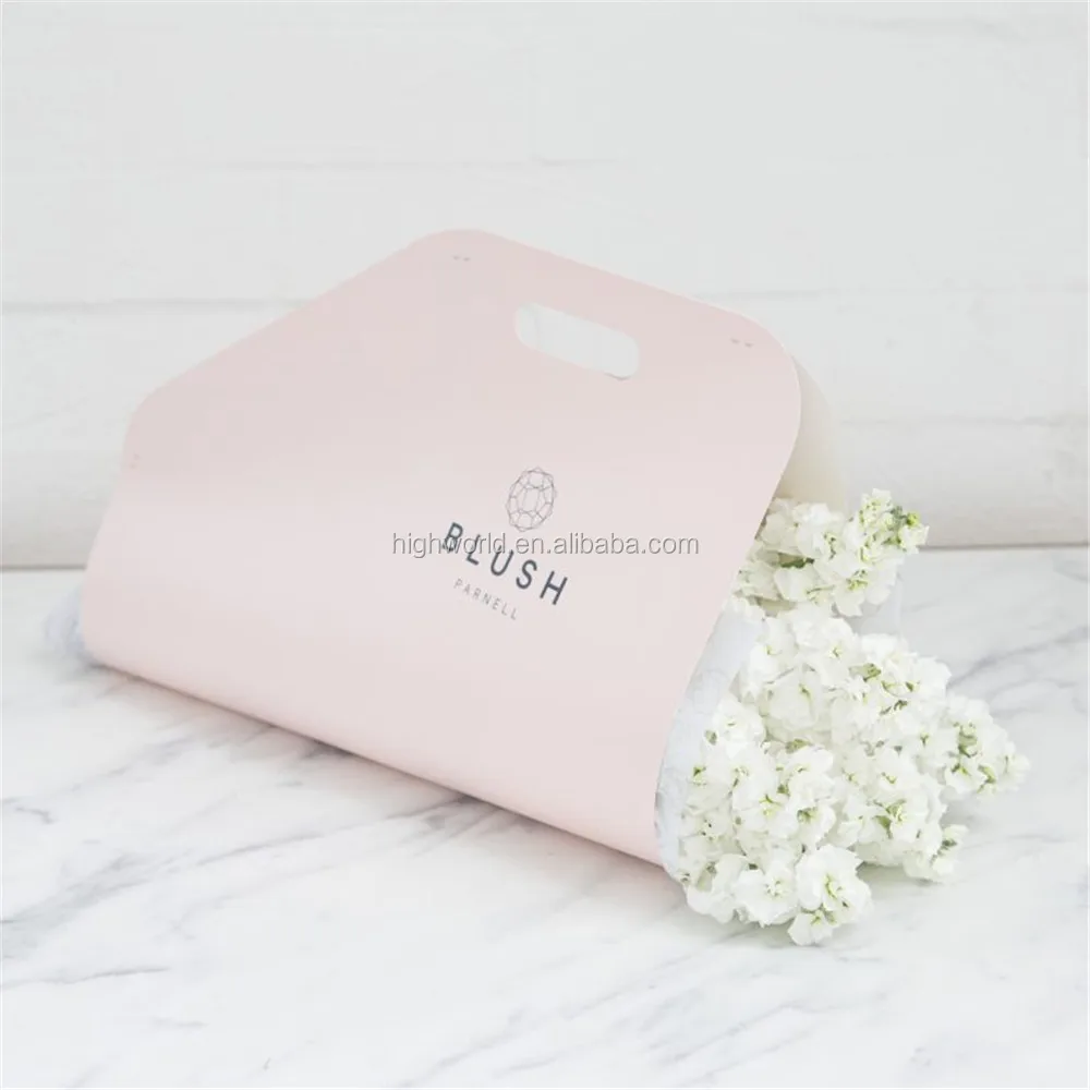 Elegant Flower Bouquet Carrier Bags - Custom & Recyclable
