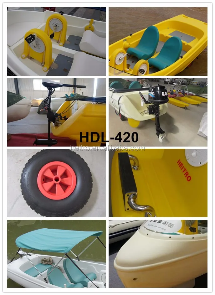HEITRO 4 Person Electric Water Bike Pedal Boat - Fun & Thrill