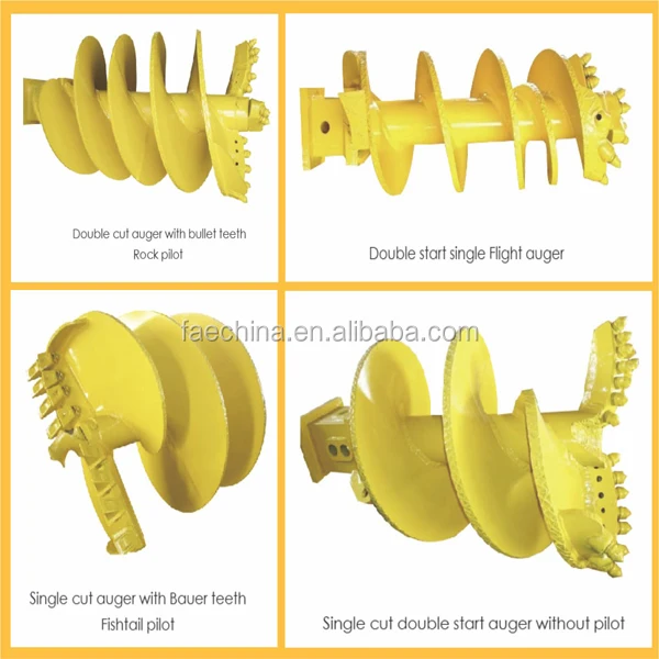 Soil Digging Machinery Parts,Max Diameter 2500mm,Rotary Soil Drilling ...