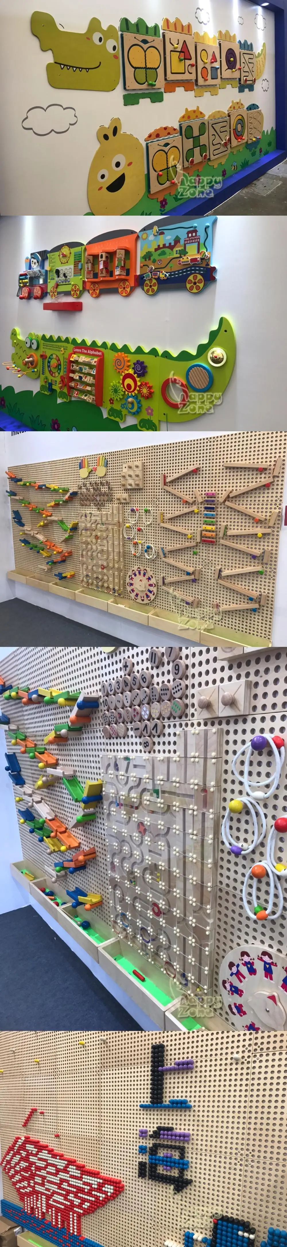 New Kids Wooden Play Panels For Daycare For Children Wall Play Game ...