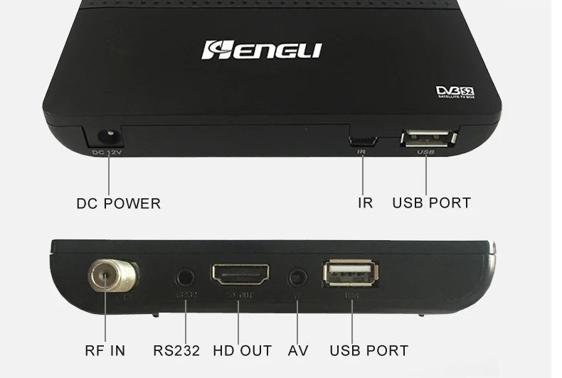 HD Digital Satellite TV Receiver DVB-S2 Free to Air FTA