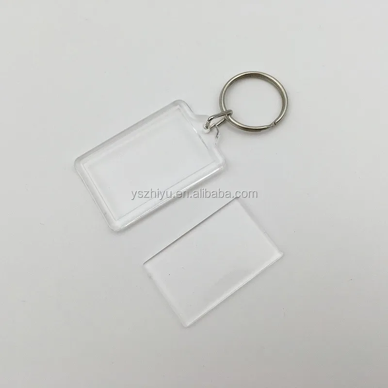 Plastic Photo Transparent Acrylic Keychain For Promotional - Buy ...