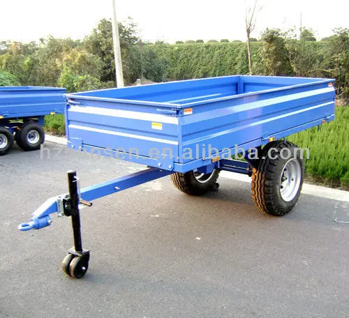 2wheel Hydraulic Dump Trailer Off-road Use,Tow Behind Tractors Trailer ...