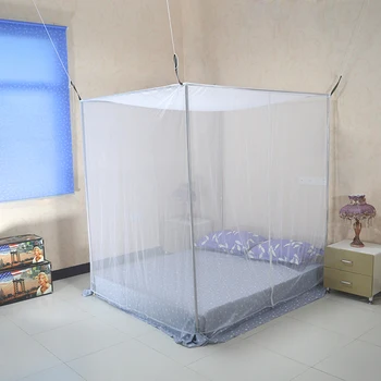 100% Polyester 1 Door Portable Folding Canopy Bed Curtain Mosquito Net ...