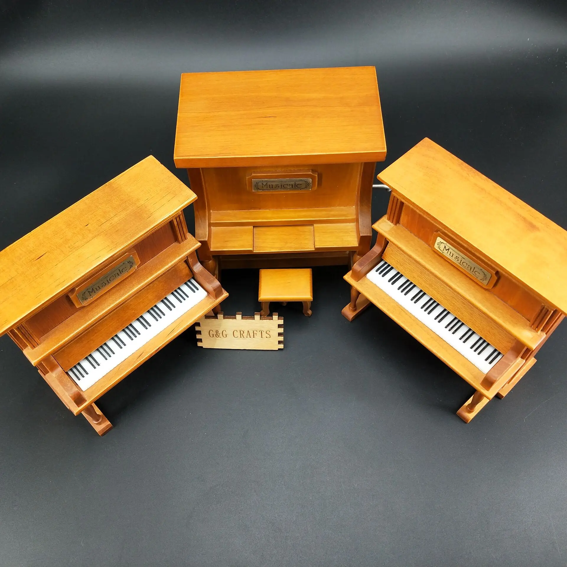 Wooden Mini Book Shape Music Box Paper Tape Music Box - Buy Paper Tape ...