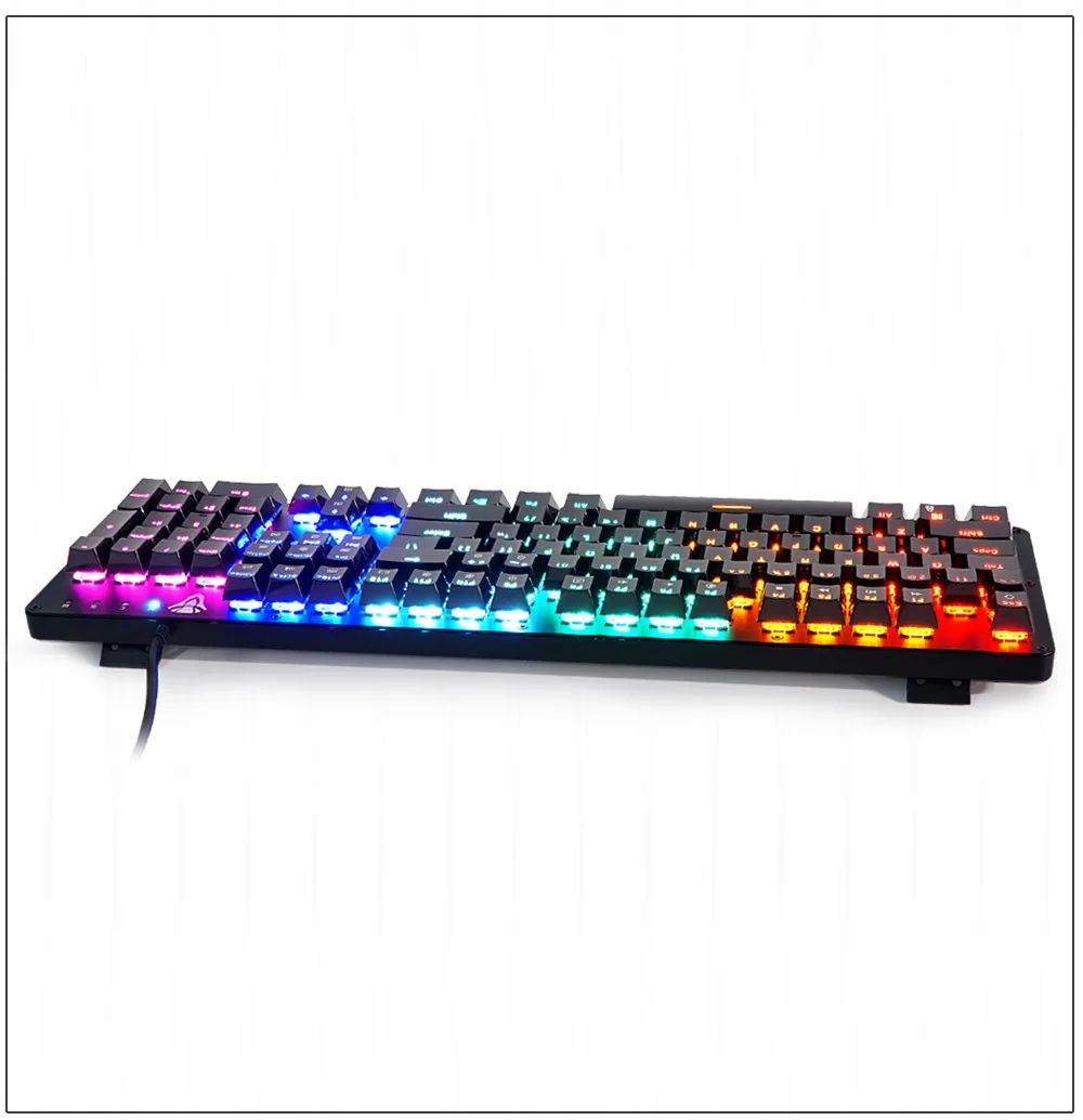 104key Wired Oem Rainbow Led Backlit Waterproof Usb Mechanical Gaming ...
