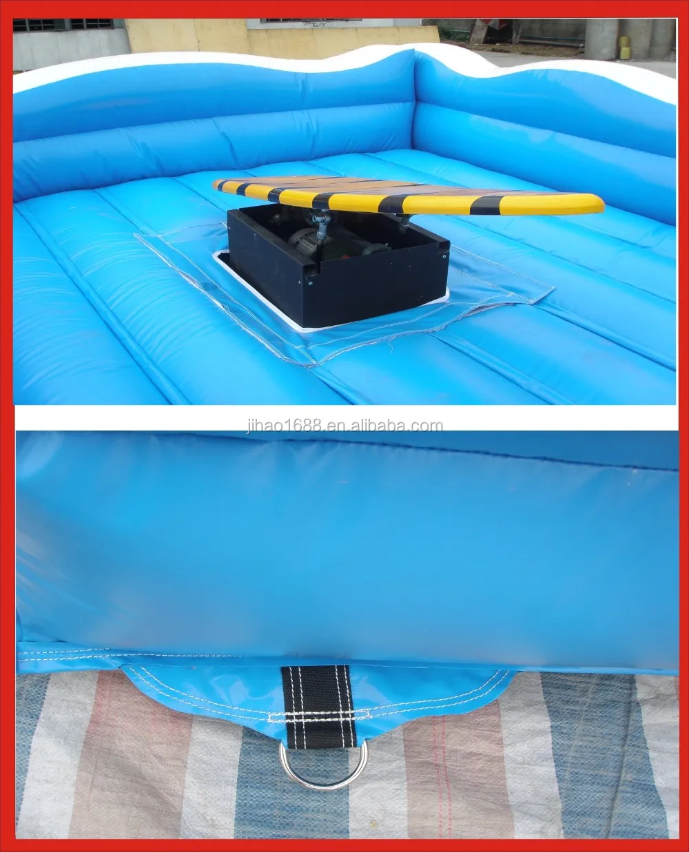 Inflatable Mechanical Surfboard Inflatable Surf Board Pad Driving 2d ...