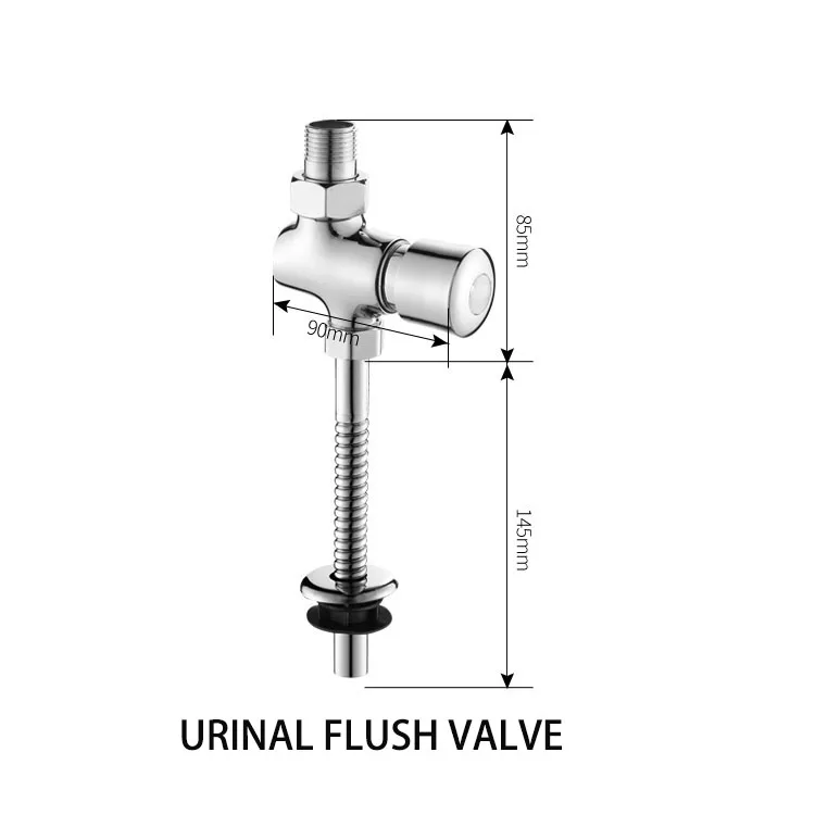 Manually Toilet Copper Urinal Flush Valve - Delay Urine Flush
