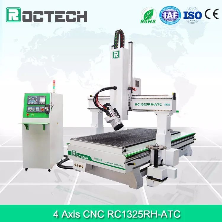 Cnc Router Roctech 4 Axis Atc Rc1325rh-atc Surfboard Shaping Machine ...