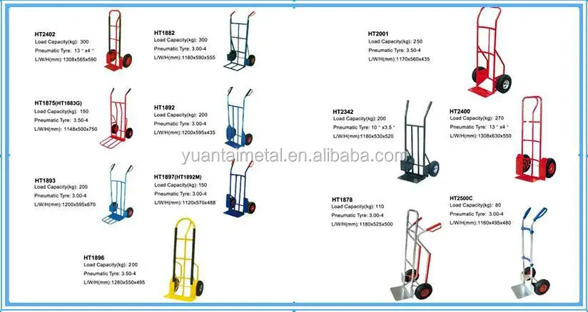 Heavy Duty 250kg Hand Trolley Manufacture Ht1827 - Buy Hand Truck ...