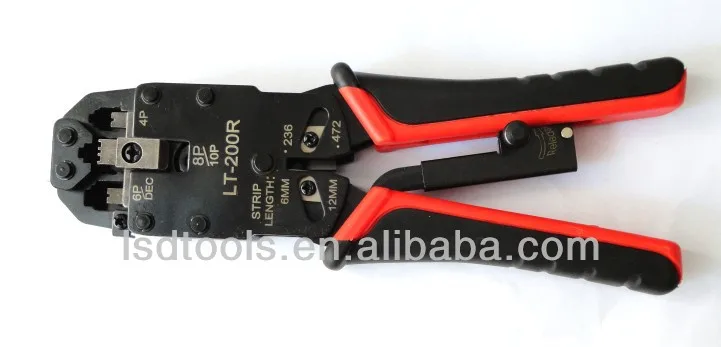 Rj10 Rj11 Rj12 Modular Plug Crimping Amp Network Tool For Rj45 Keystone ...