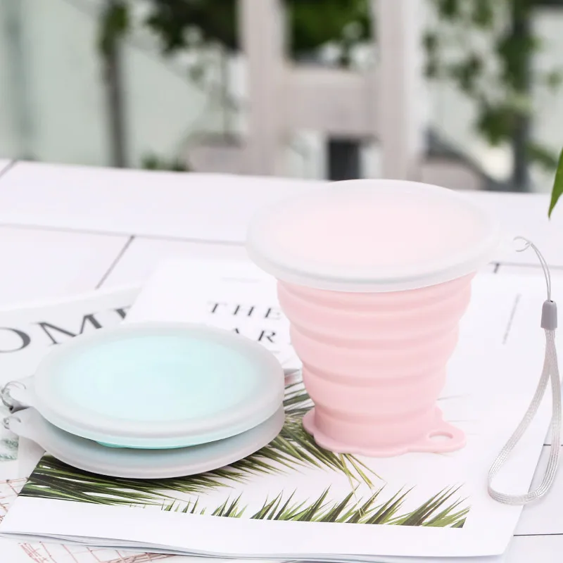 Reusable Custom Silicone Tea Cup Ring,Portable Collapsible Travel ...