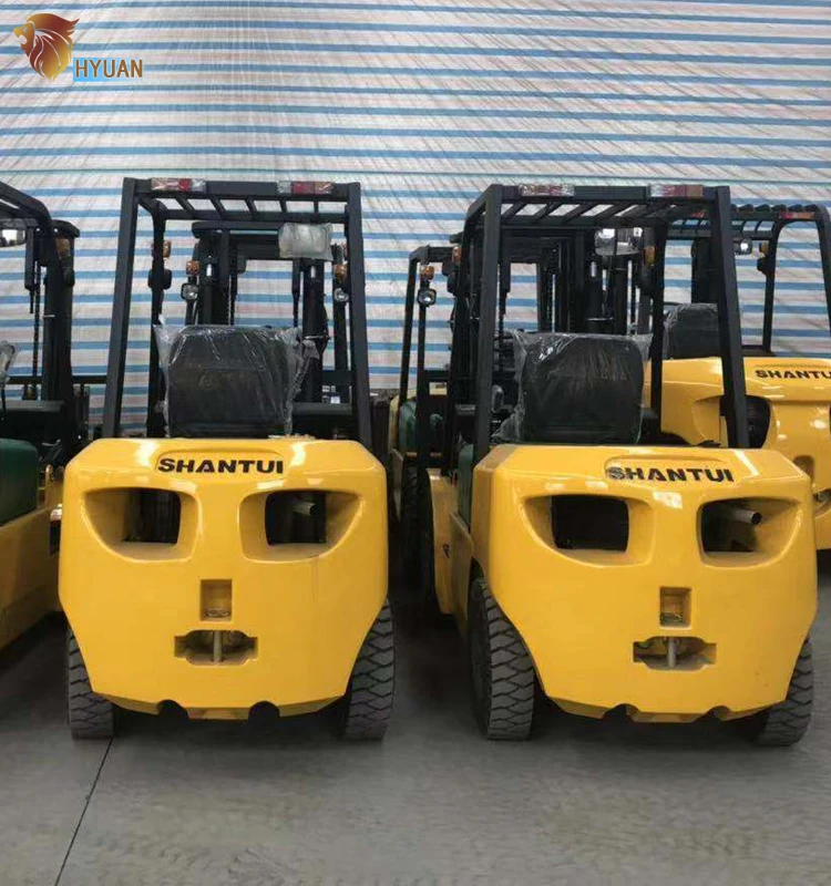 Shantui Forklift 3-3.5ton Diesel Fork Lift Truck With Good Condition ...